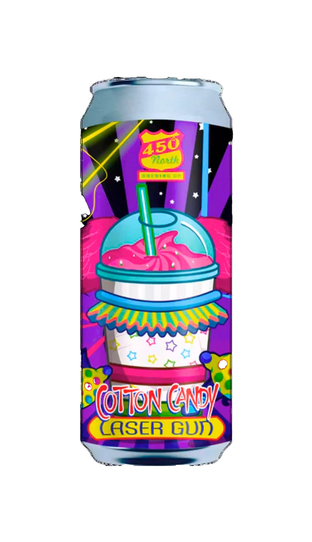 450 North Slushy XL: Cotton Candy Laser Gun Sour 473mL
