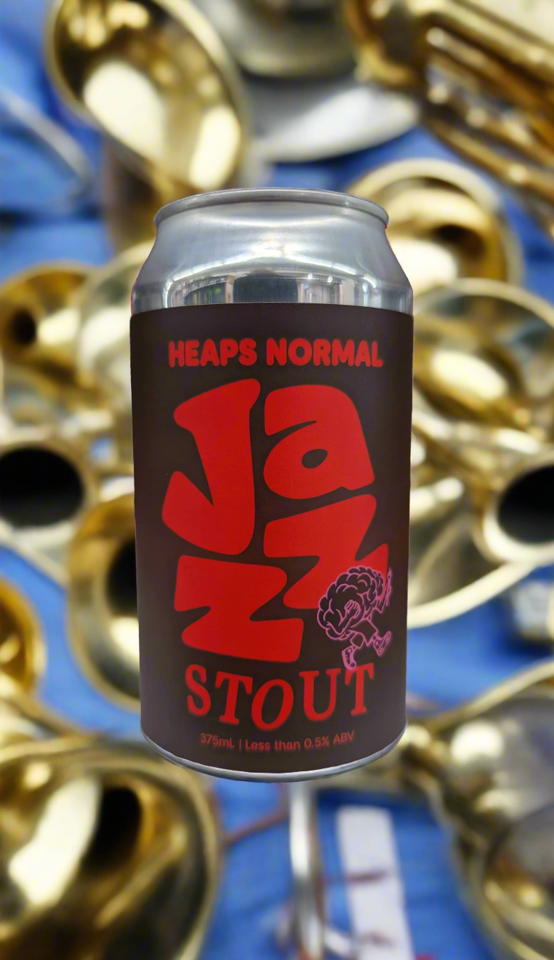 Heaps Normal Jazz Stout 375mL (Alcohol Free Beer) – Wine Sellers Direct