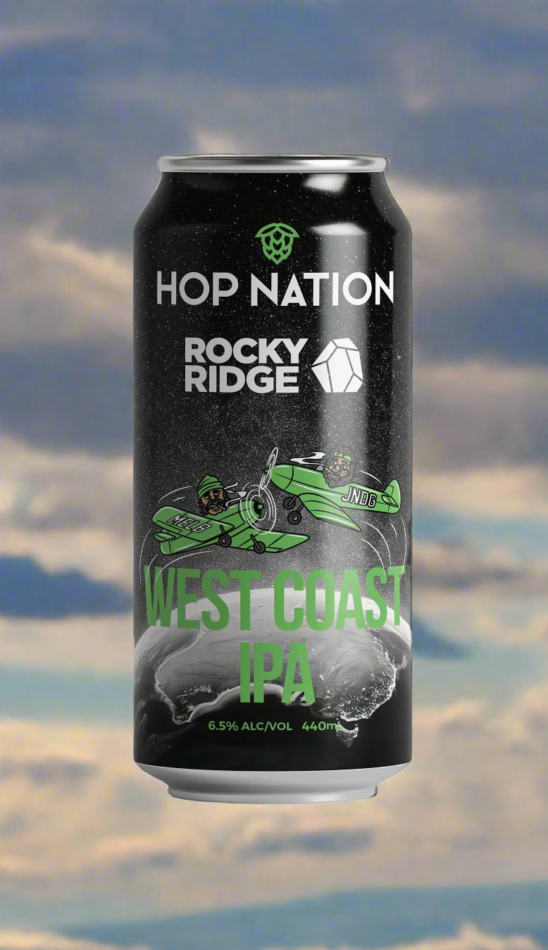 Hop Nation x Rocky Ridge West Coast IPA 440mL – Wine Sellers Direct