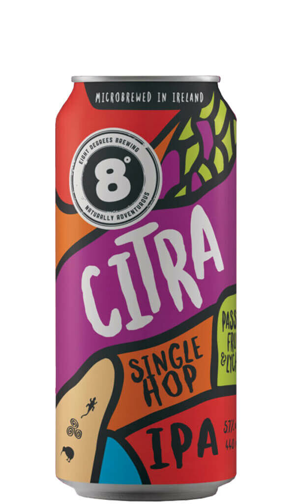 Find out more or buy Eight Degrees Citra Single Hop IPA 440ml online at ...