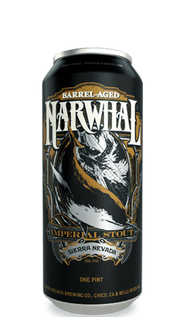 Sierra Nevada Barrel Aged Narwhal Imperial Stout 473ml – Wine Sellers ...